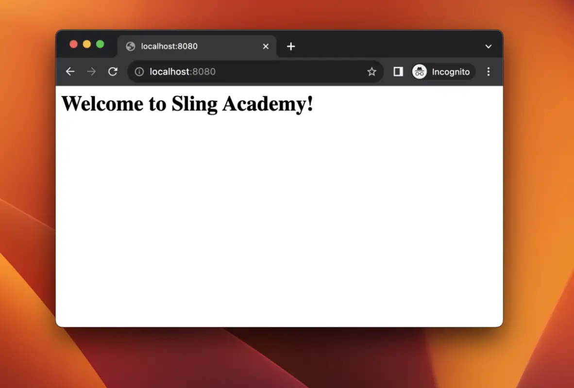 Python & aiohttp: How to create a simple web server - Sling Academy Python & aiohttp: How to create a simple web server - Sling Academy