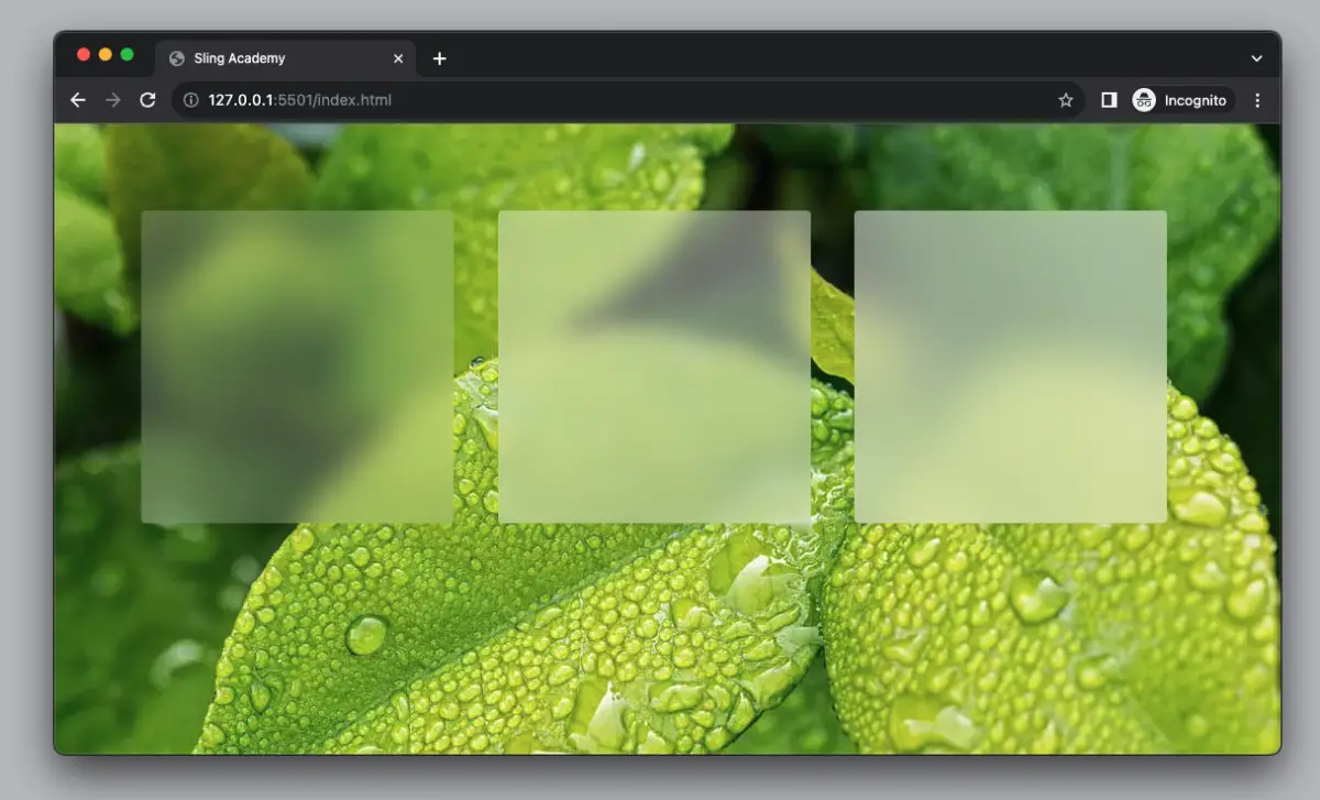 How To Create Frosted Glass Effect In Tailwind Css Sling Academy